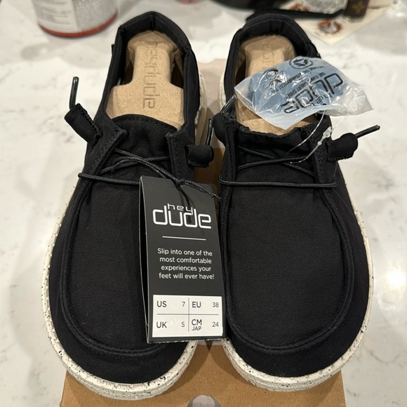 Hey Dude | Shoes | Hey Dude Size 7 Black | Poshmark